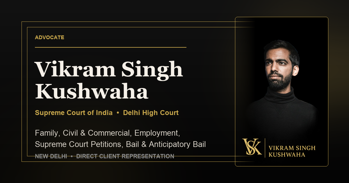 Challan Lok Adalat India | Vikram Singh Kushwaha, Advocate